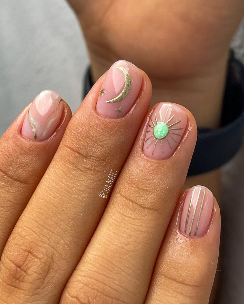 İlhamını Gökyüzünden Alan Nail Art Fikirleri - Marie Claire Türkiye